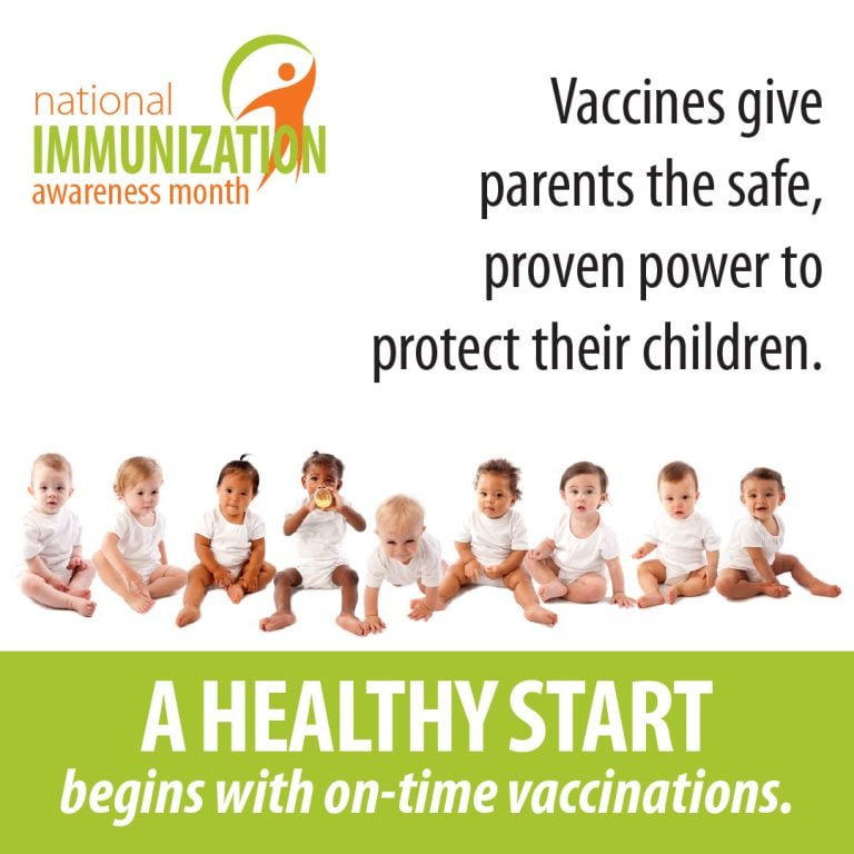 Recognizing National Immunization Awareness Month (NIAM) - Medical ...